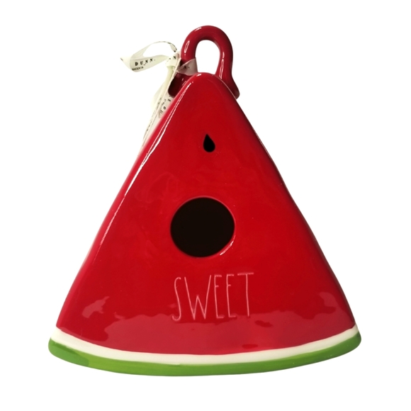 Rae Dunn | Other | Brand New Rae Dunn Sweet Watermelon Birdhouse Summer ...